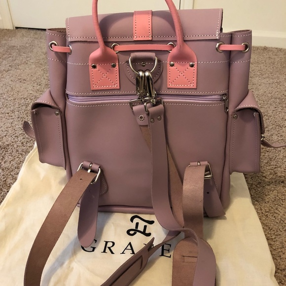 Grafea | Bags | Grafea Womens Lella Pink Leather Backpack | Poshmark